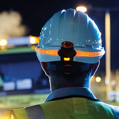 Visilite, un bandeau d’illumination pour les casques JSP Evo | Portail ...